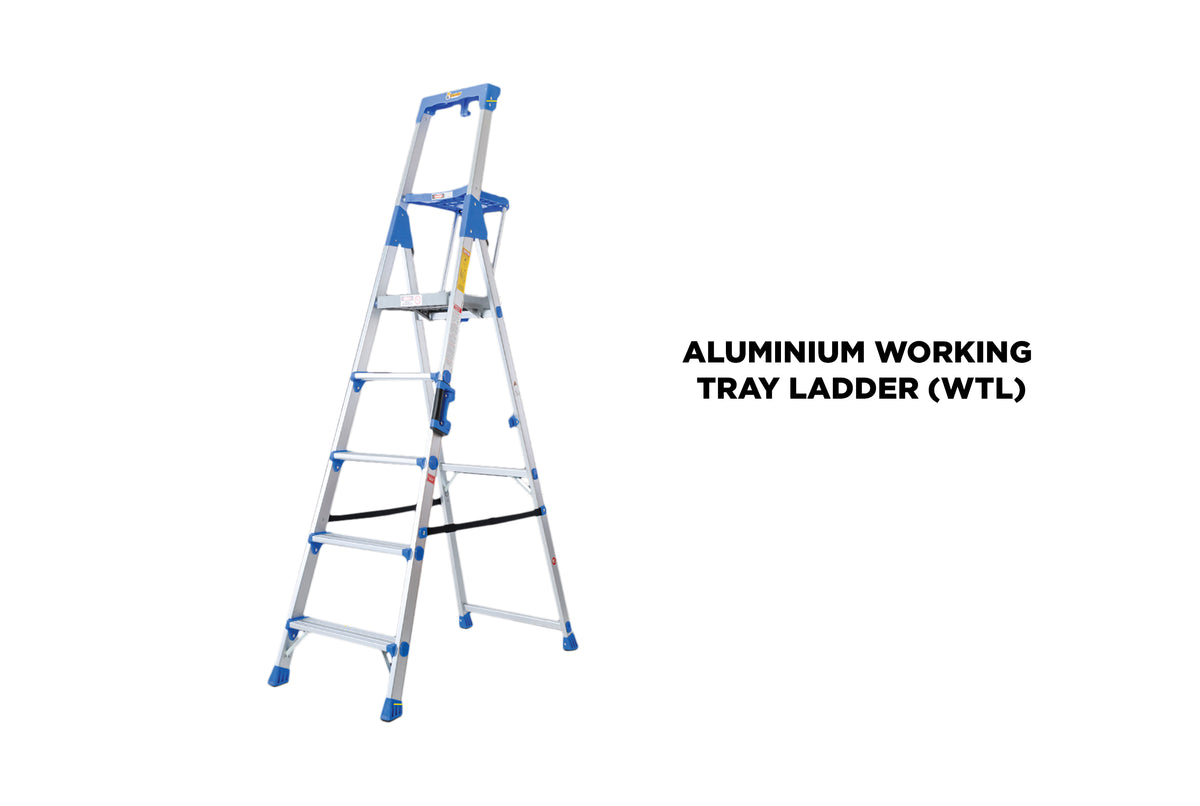 Aluminium Working Tray Ladder — ALUCLASS MY