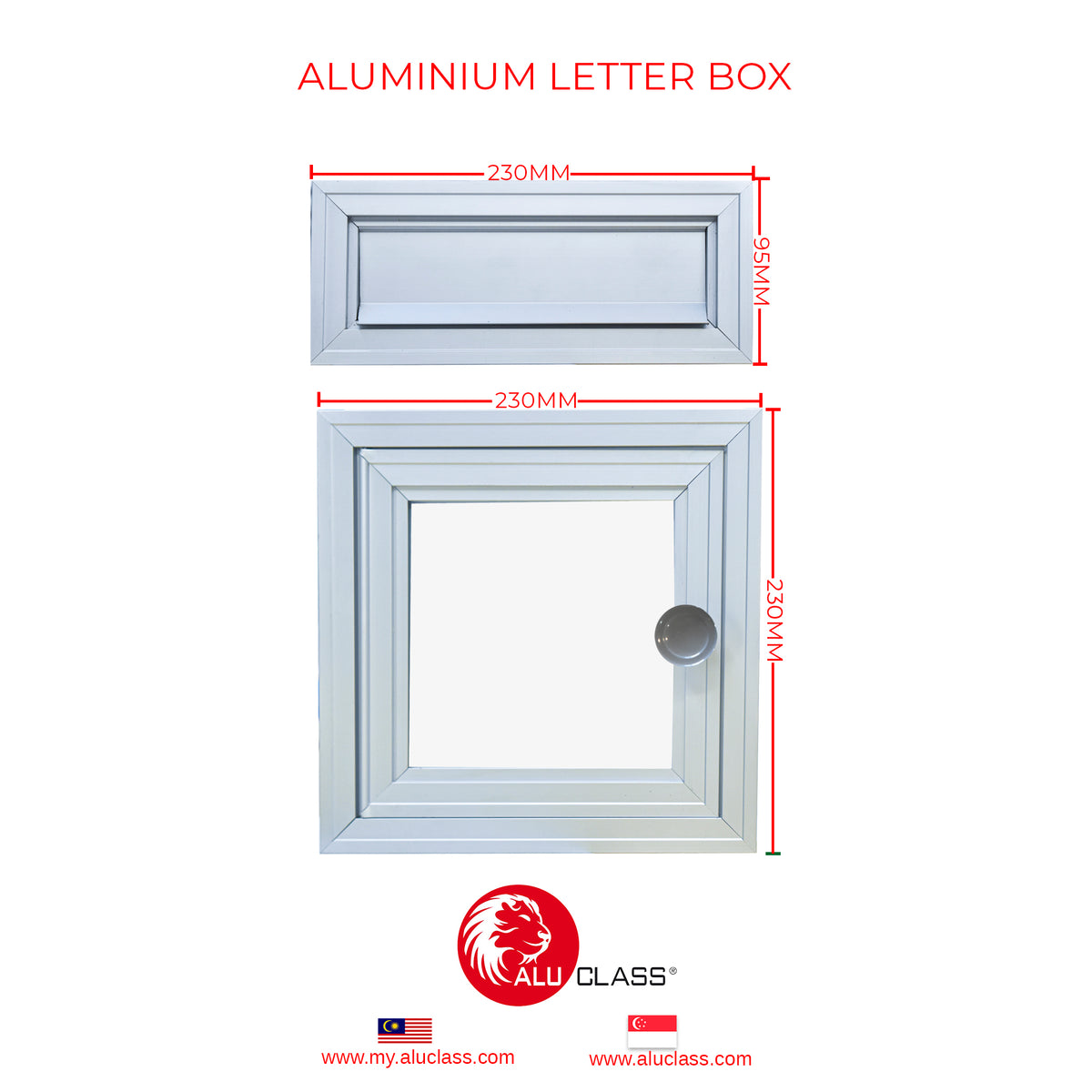 Aluminium Letter box — ALUCLASS MY