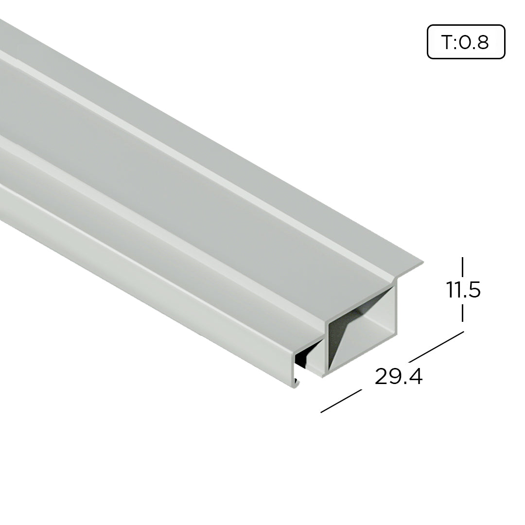 Aluminum Extrusion Insect Screen Frame Profile Thickness 0.80mm MQ1010 ...
