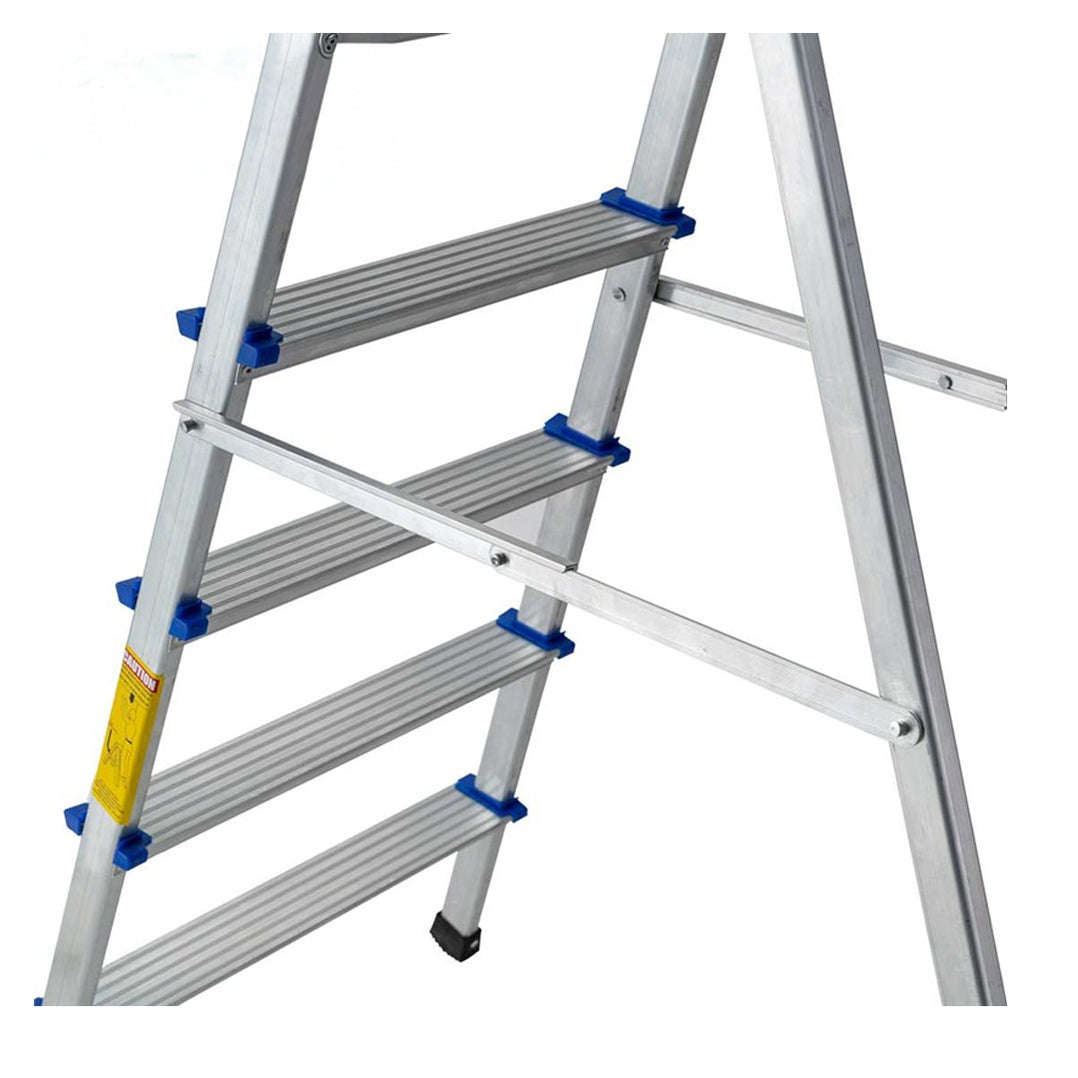 10 Steps Aluminium Queen Ladder With Handrail AL-QL10 ALUCLASS ...
