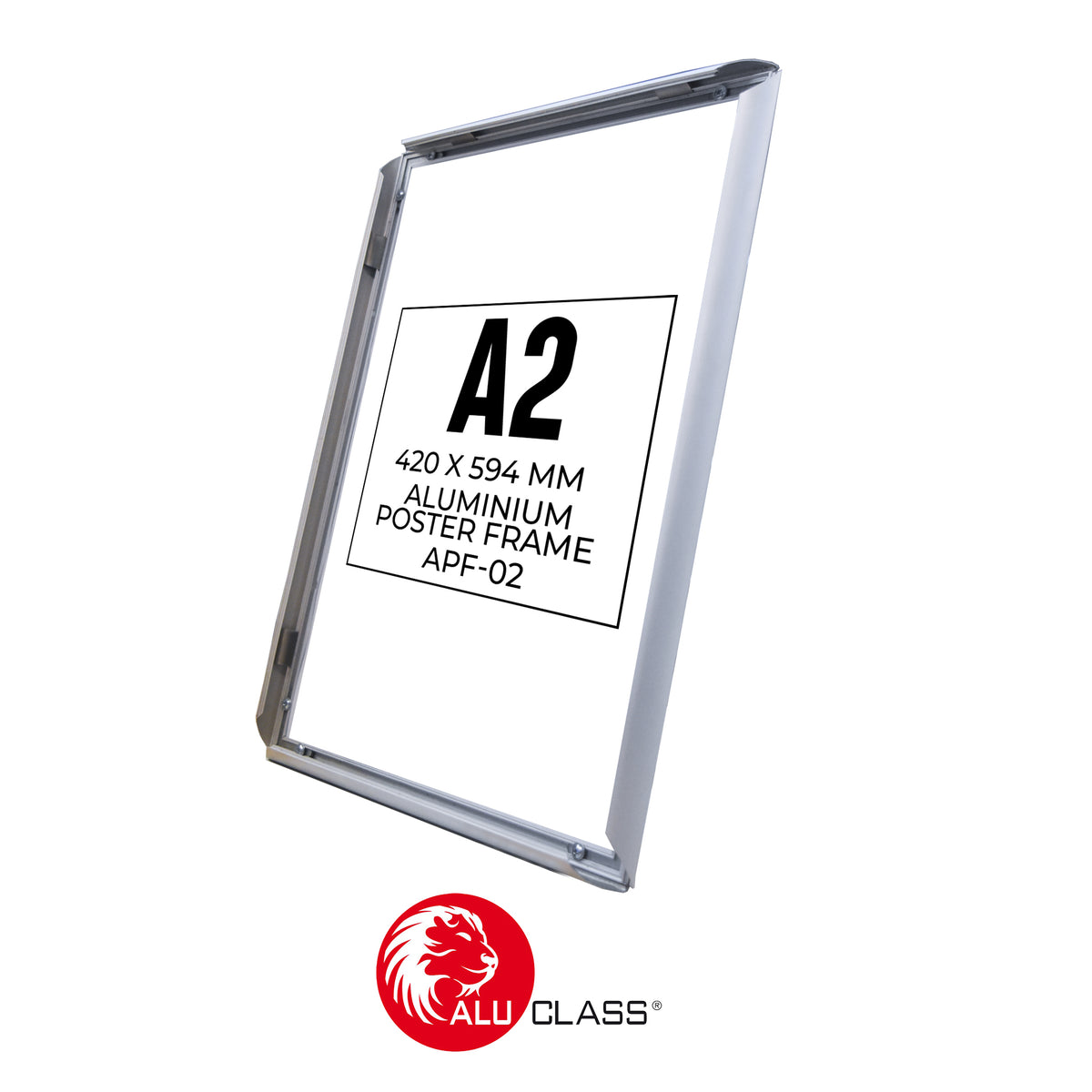 ALUMINIUM A2 SLIM LINE SNAP POSTER FRAME PF-APF-02A ALUCLASS — ALUCLASS MY