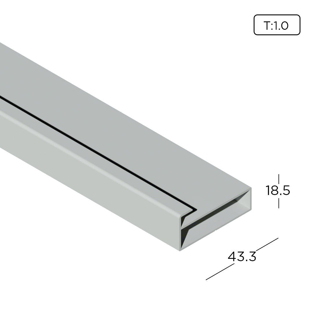 Aluminium Extrusion Kitchen Cabinet/ Wardrobe Door Profile Thickness 1 ...