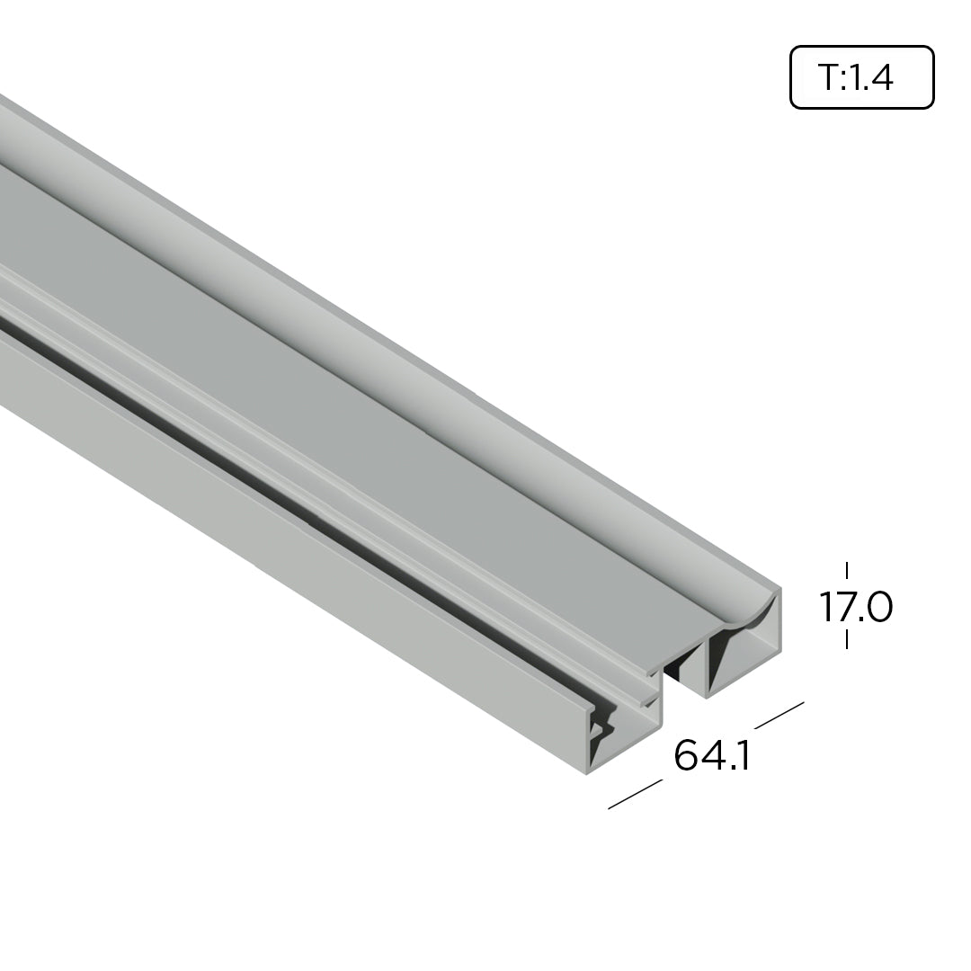 Aluminium Extrusion Folding Door Profile Thickness 1.40mm FD1002-A ALU ...