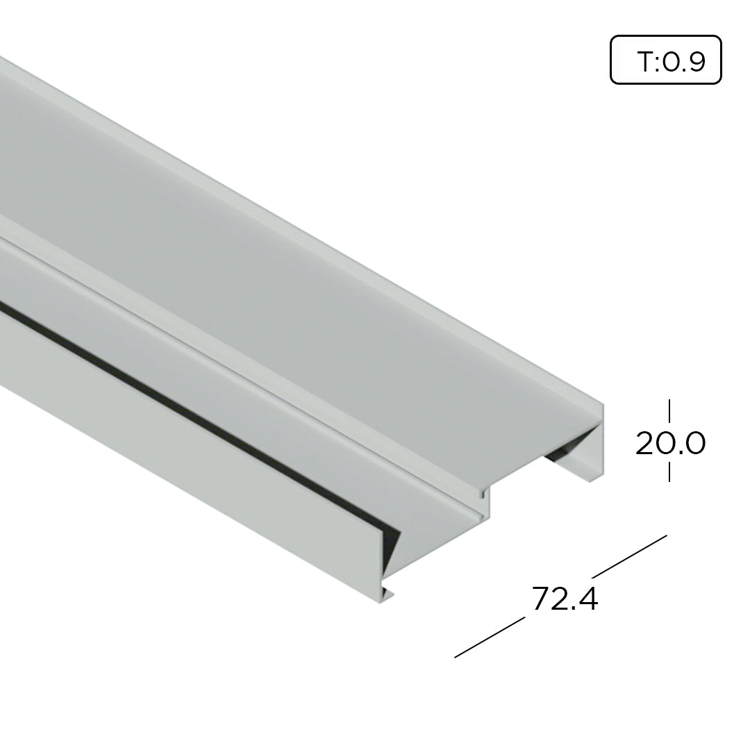 Aluminum Extrusion Economy Sliding Door Profile Thickness 0.90mm KD313 ...