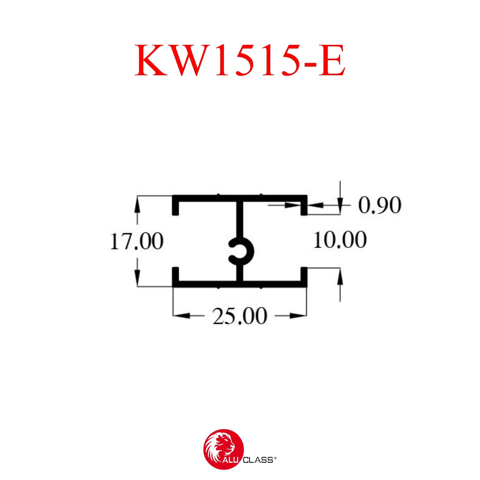 Aluminium Extrusion Window Divider (Sliding Window Economy) Profile Th ...