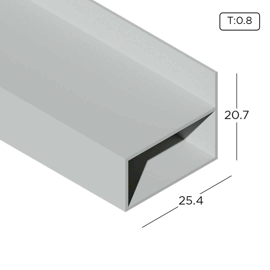 Aluminium Extrusion Sub-Frame Profile Thickness 0.80mm MY1359 ALUCLASS ...