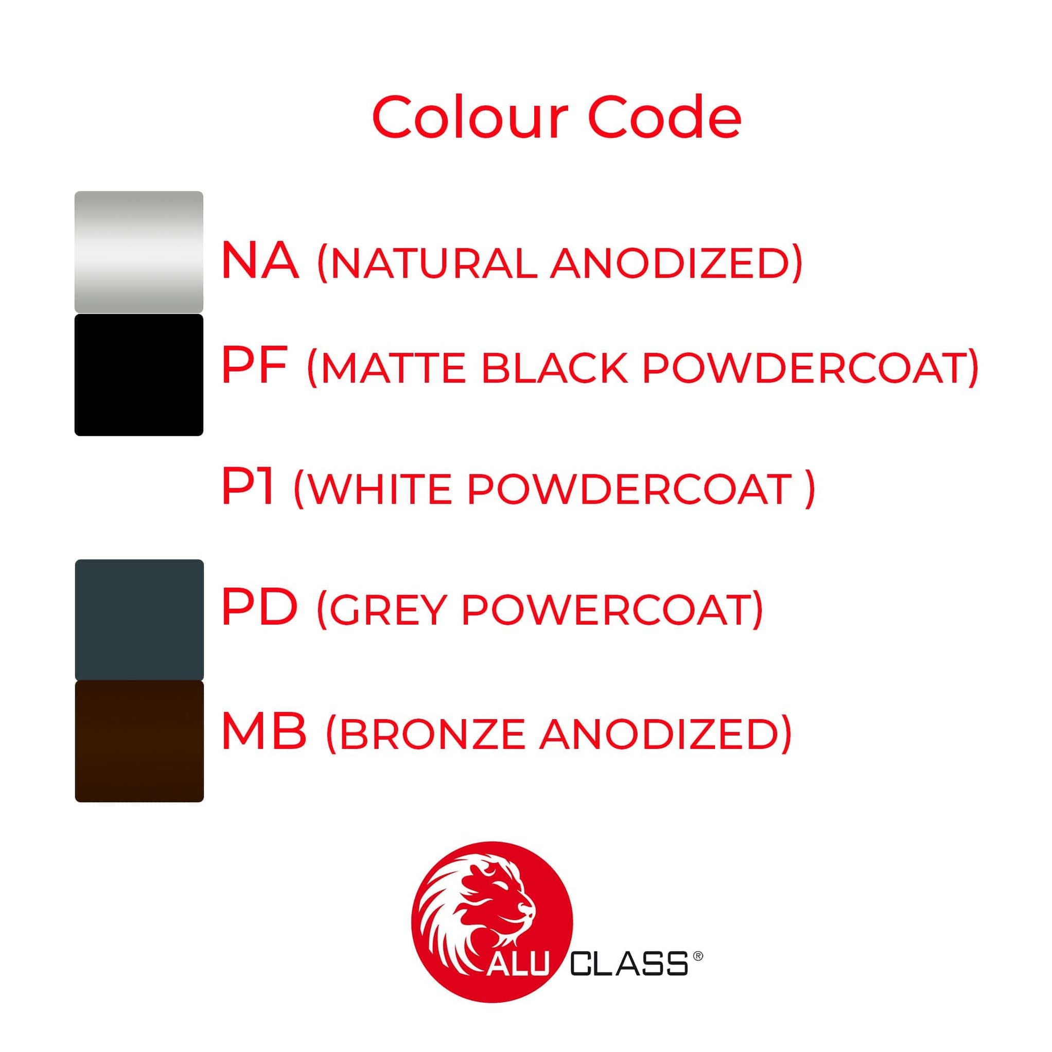 Aluminium Extrusion Inner Frame (Economy Casement Window) Profile Thic ...