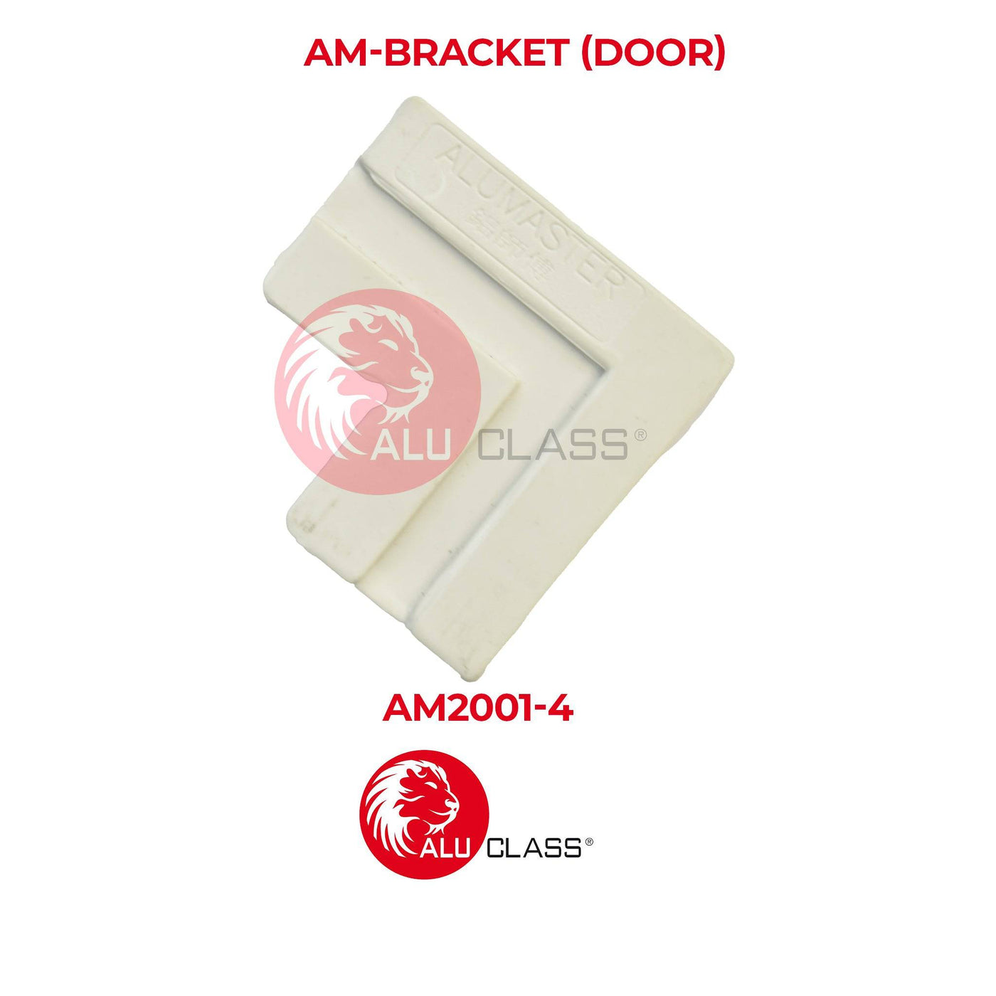 CA Cabinet L-BRACKET AM-2001-4 ALUCLASS (4G Frameless Door) — ALUCLASS MY