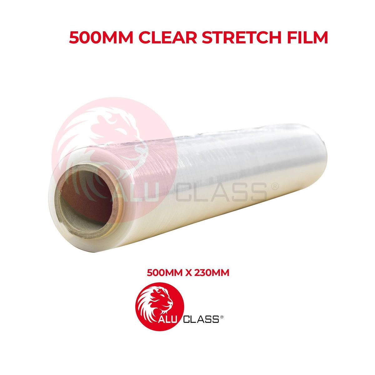 Clear Stretch Film/Pallet Wrapping 500mm ALUCLASS AA-SF-STRETCH FILM ...