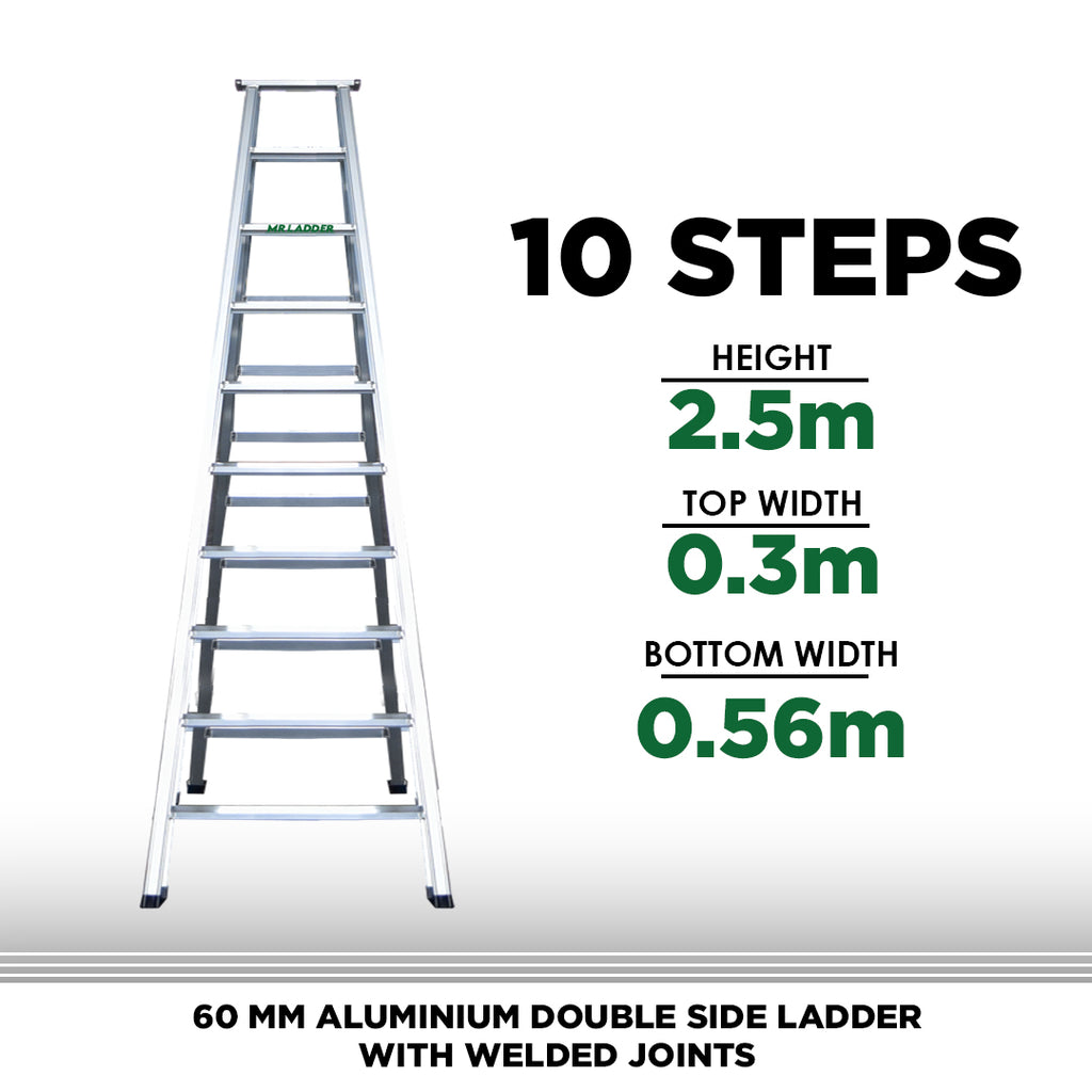 Mr Ladder Double Side Welded Ladder — ALUCLASS MY
